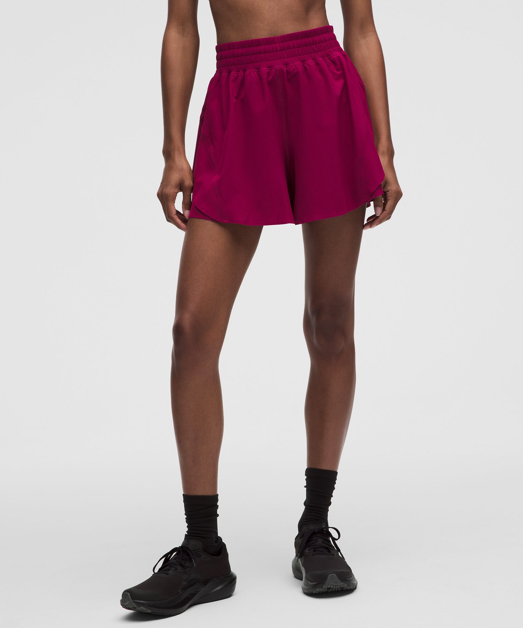 LULULEMON Lululemon Shake It Out High-Rise Running Shorts